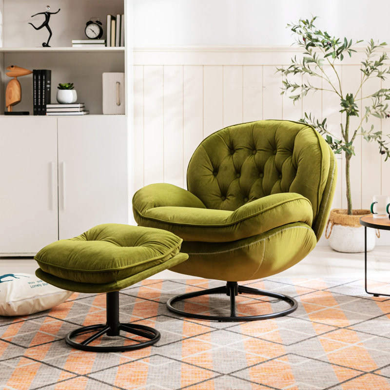Tv chair with ottoman store